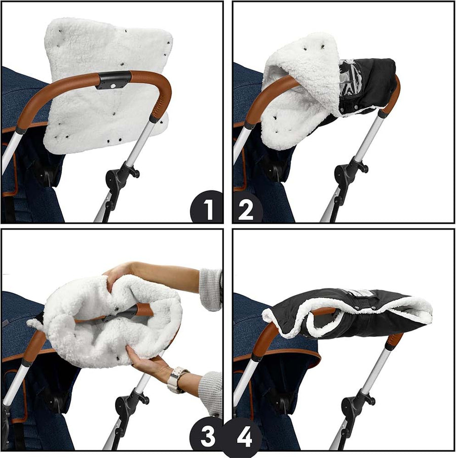 Gants de Poussette Isolants pour Hiver – Bellezafrance