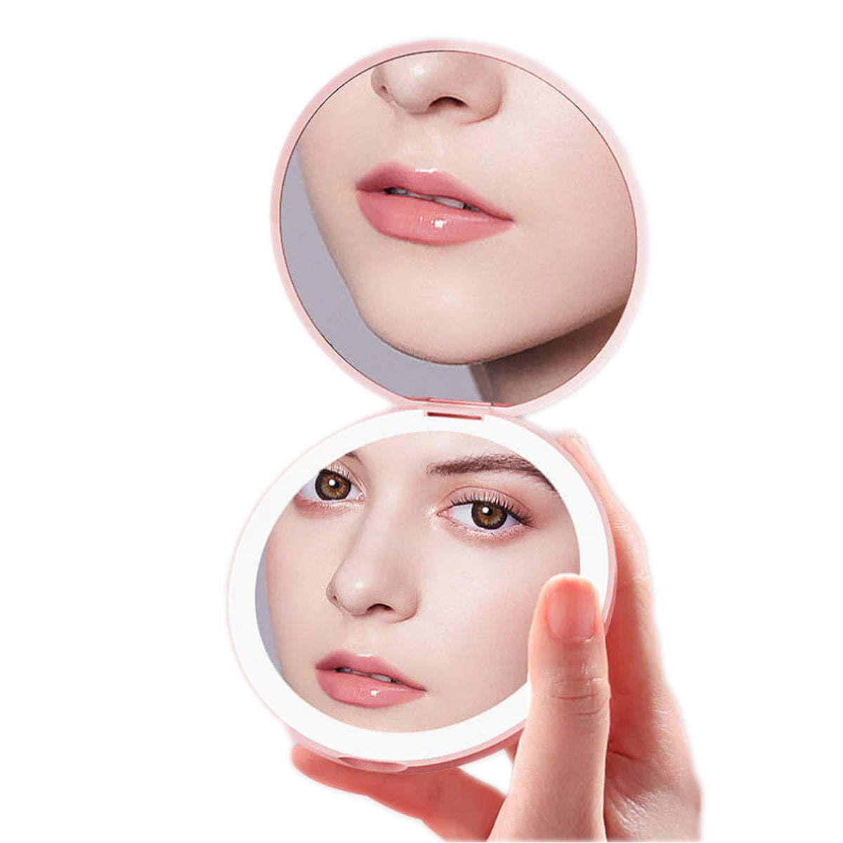Mini miroir à main LED – Bellezafrance